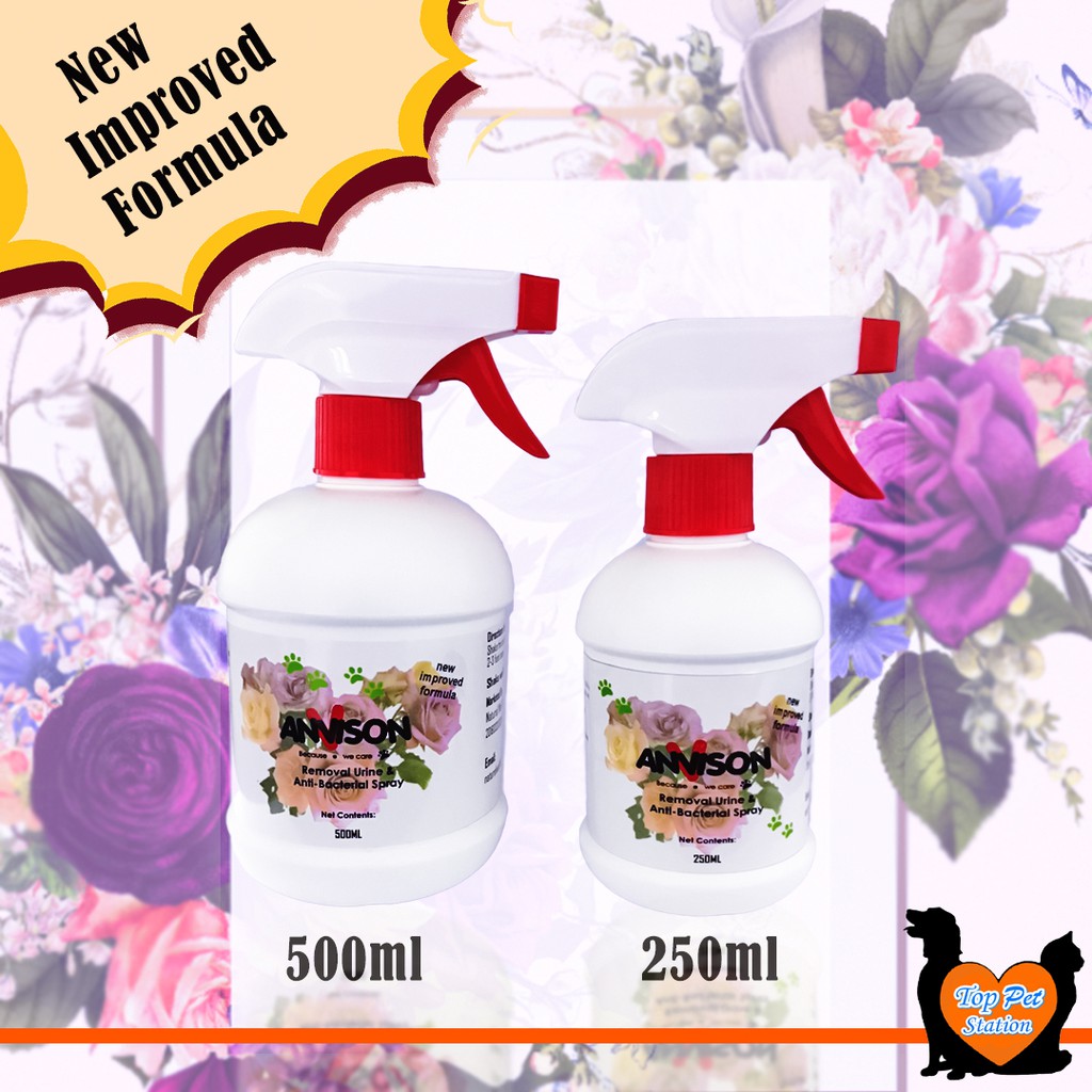 Anvison Removal Urine & Anti-Bacterial Spray (250ml/500ml) | Shopee ...