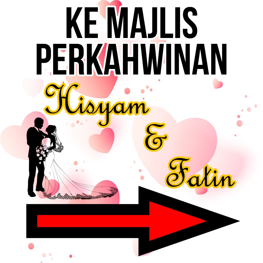 🆕Bunting Design and Printing🆙 / Penunjuk Arah and Banner / Tunjuk Arah ...