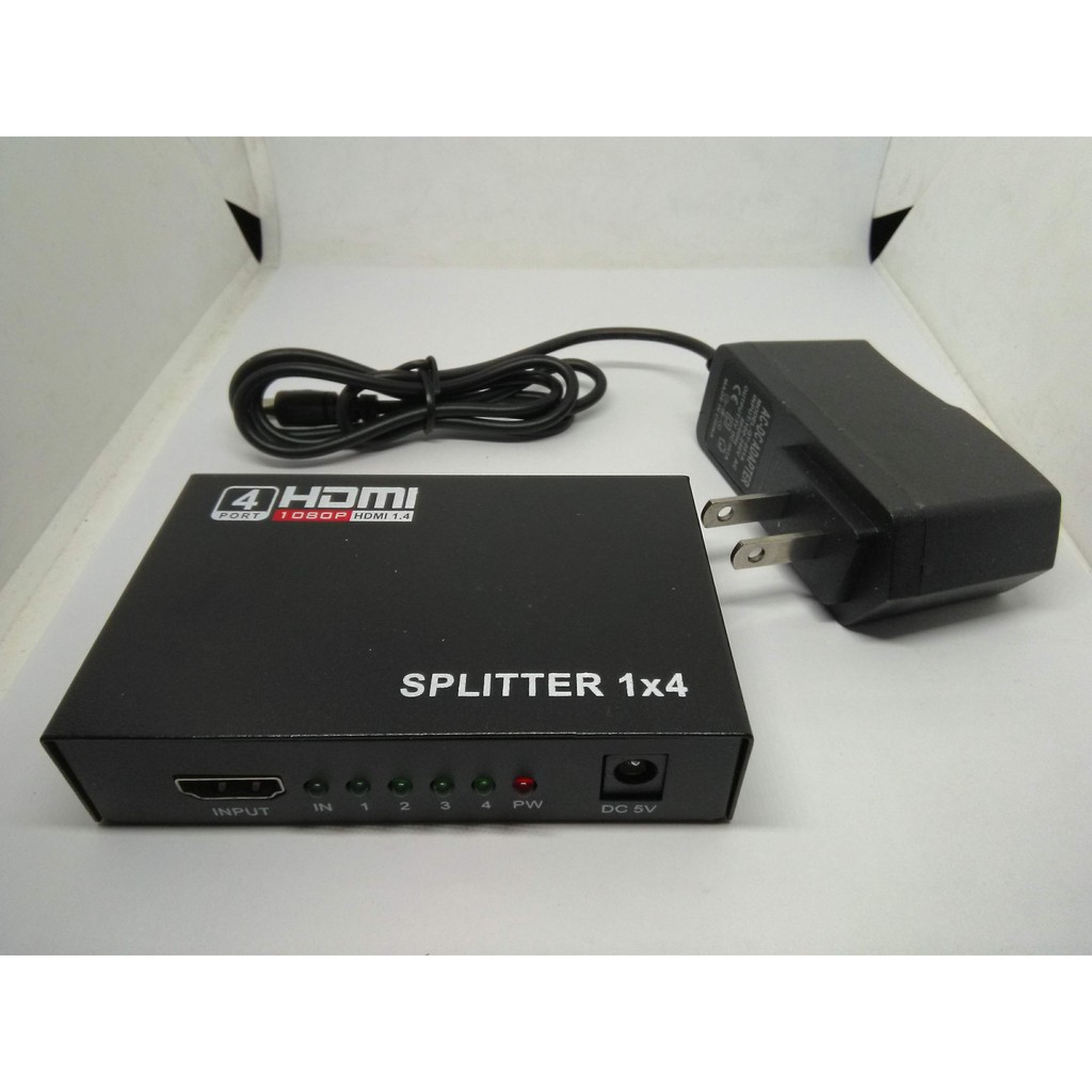 HDMI Splitter 1 to 4 Ports (HDMI Splitter) | Shopee Malaysia