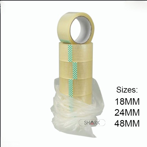 3 size Opp Tape Transparent / Packaging Tape 18mm, 24mm, 48mm | Shopee ...