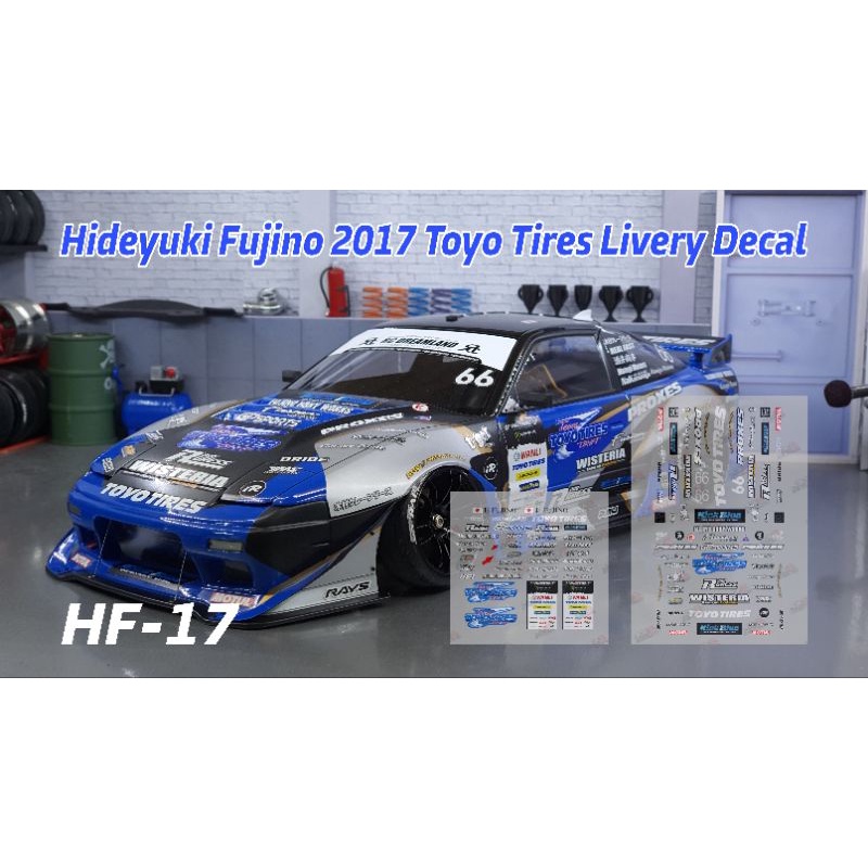【READY STOCK】HF-17 / UV Printing Sticker For RC 1/10 body fujino 2017 ...