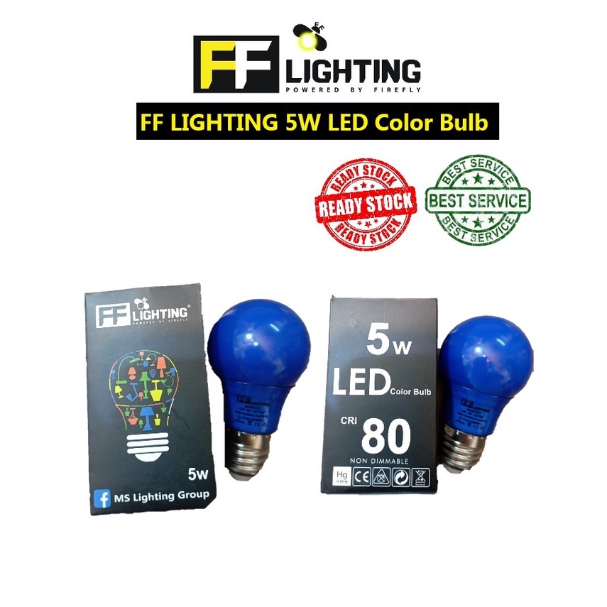 FF LIGHTING 5W LED Color Bulb (1Pcs) | Shopee Malaysia