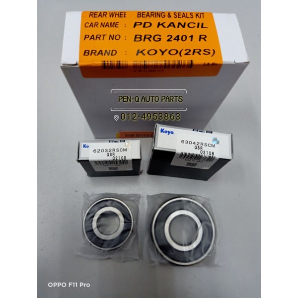 PERODUA KANCIL, KELISA, KENARI, VIVA NO ABS REAR WHEEL BEARING HUP KIT ...