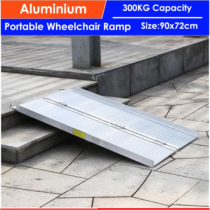 Ready Stock Folding Aluminum Ramps Light Portable Inclined Ramps ...