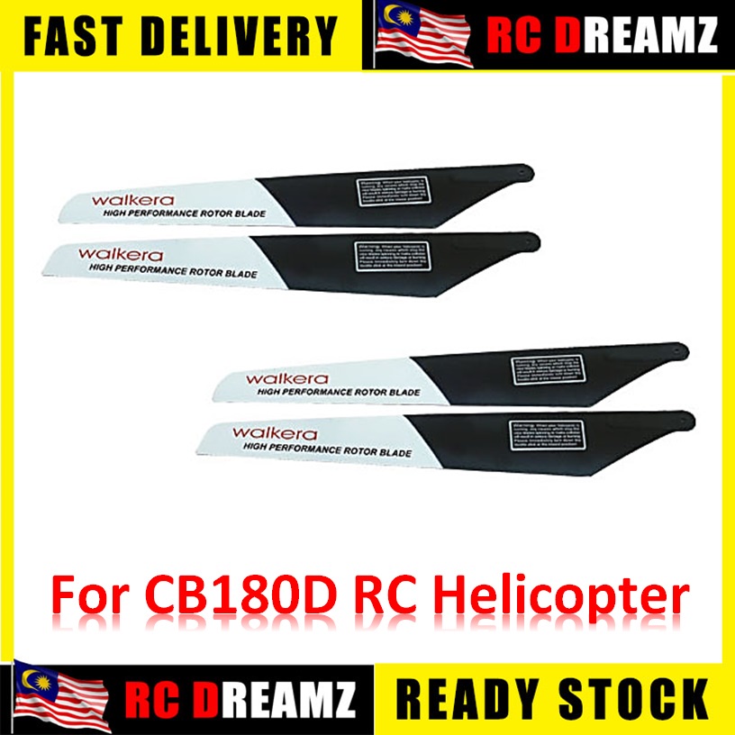 Walkera Spare Part HM-CB180Z-Z-01 Main Rotor Blades 4pcs Original Part for Walkera CB180Z ...