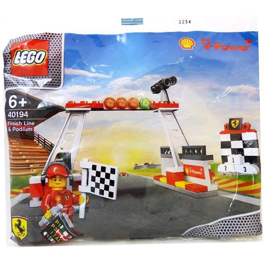 LEGO 40194 SHELL Ferrari Exclusive - Podium & Pit Crew | Shopee Malaysia