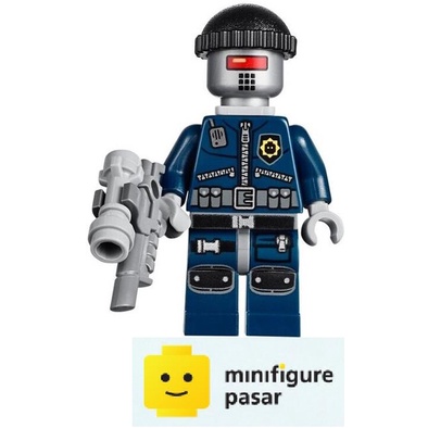 tlm079 Lego The Lego Movie 70815 - Robo SWAT Minifigure w Blaster - New ...