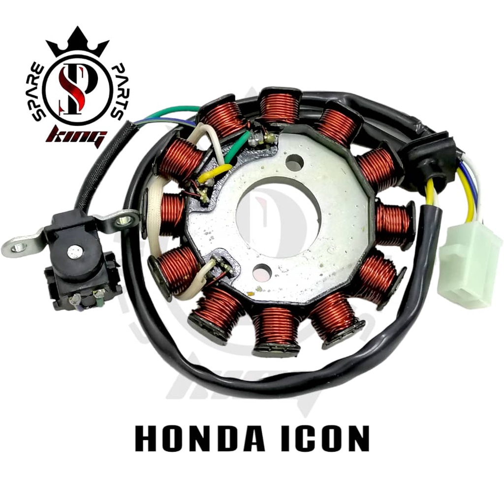 HONDA ICON FUEL COIL ASSY STARTER COIL ICON STATOR COIL ASSY | Shopee ...