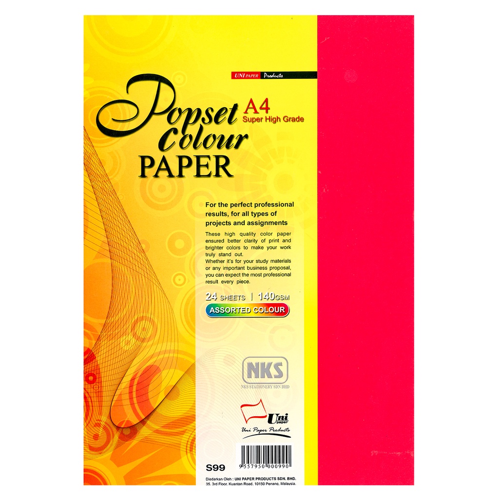 A4 COLOUR PAPER / COLOUR CARD 120GSM - 200 GSM MIX COLOUR (24'S - 40'S ...