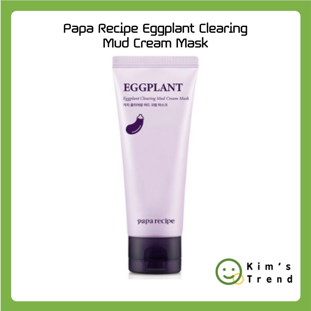 [Papa Recipe] Eggplant Clearing Mud Cream Mask (100ml) Facial Mask Pack ...