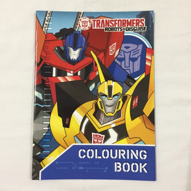 Colouring Book Transformers @ Buku Mewarna | Shopee Malaysia