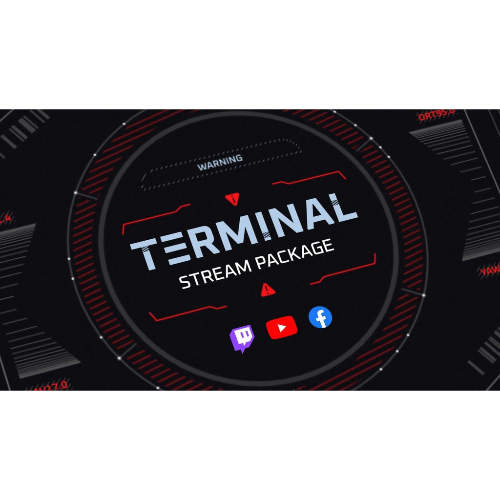 Terminal stream Overlay / Screen Theme / Widget Theme (STREAMLABS OBS ...