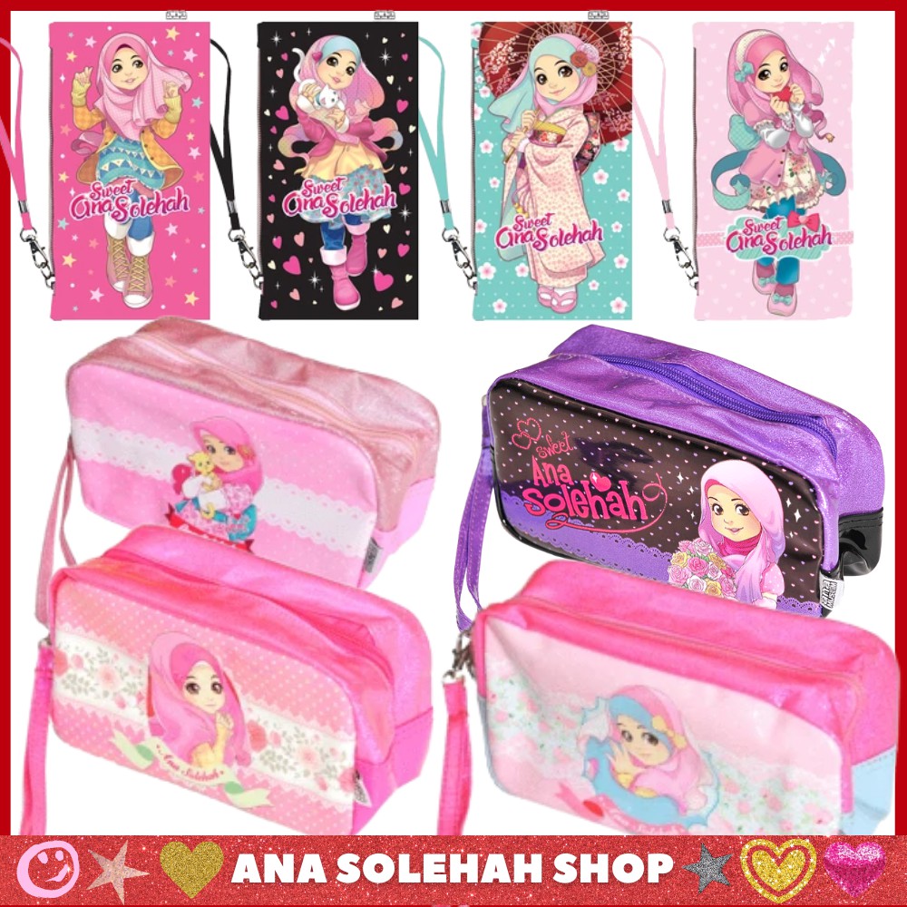 KOLEKSI LENGKAP PENCIL CASE BEKAS PENSEL ANA MUSLIM (ANA SOLEHAH ...