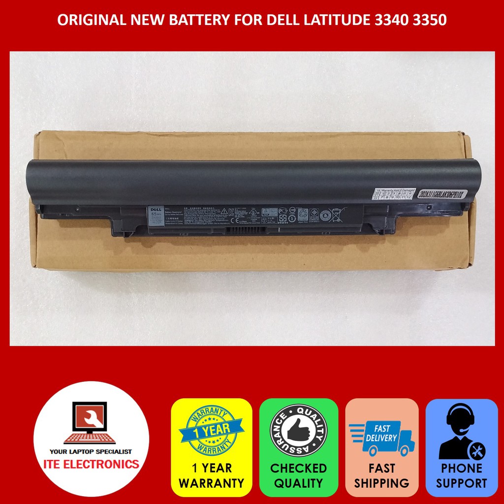 ORIGINAL NEW YFDF9 DELL LATITUDE 3340 3350 BATTERY 65Wh | Shopee Malaysia