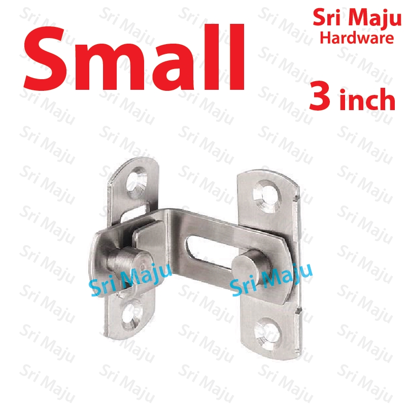 MAJU SWBT-90 Stainless Steel Swivel Bolt Door Latch Slug Catch Hasp ...