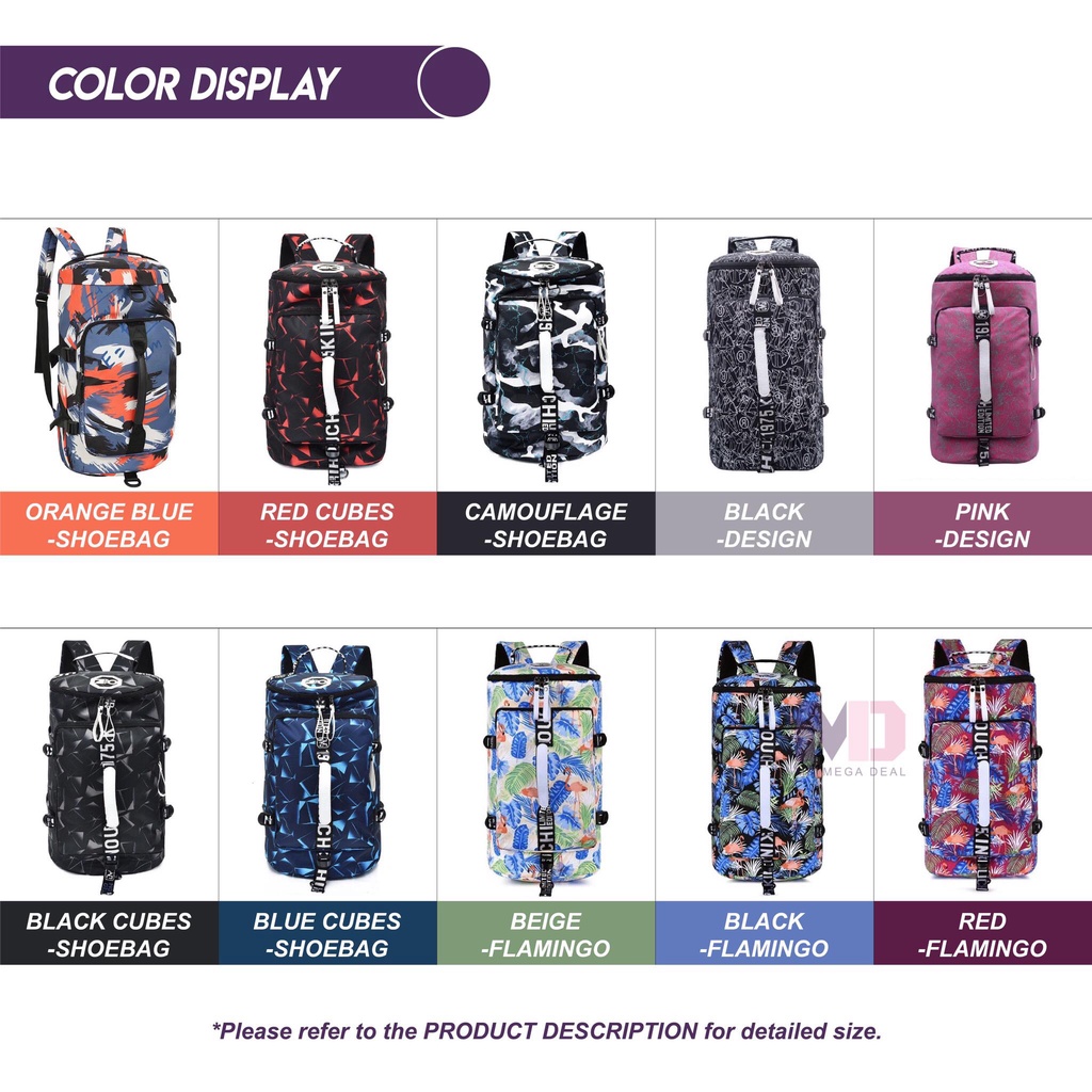 《Mega Deal》Multifunctional Bag Large Travel Bag Unisex Backpack With ...