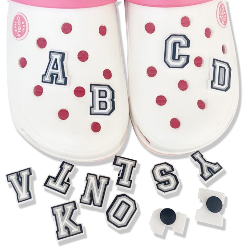 Different Alphabets Numbers Shoe Charms for Crocs Shoe Decoration Gifts ...
