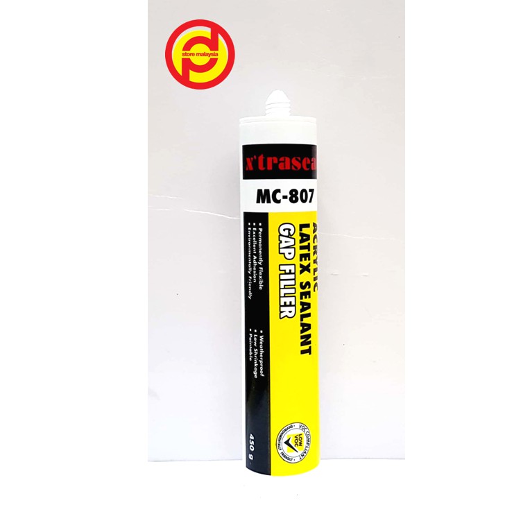 450G X’TRASEAL MC-807 ACRYLIC LATEX SEALANT/ Cap Seal/ Gap Filler, White | Shopee Malaysia