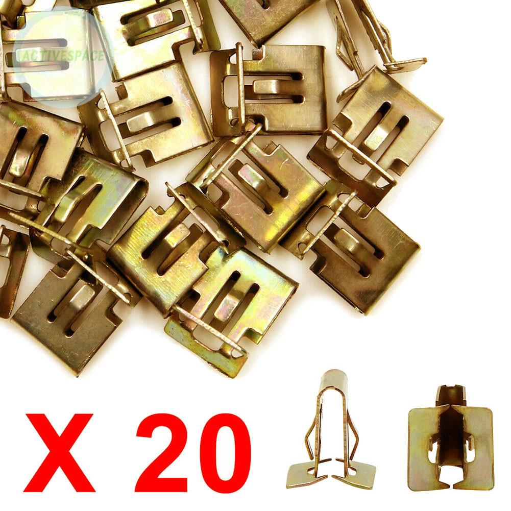 Metal Retainer Clip 12.2x12.7x15.5mm Brand New Car Interior Dashboard ...