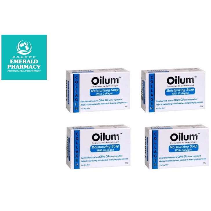 OILUM MOISTURIZING SOAP WITH COLLAGEN 85GX4/85G | Shopee Malaysia
