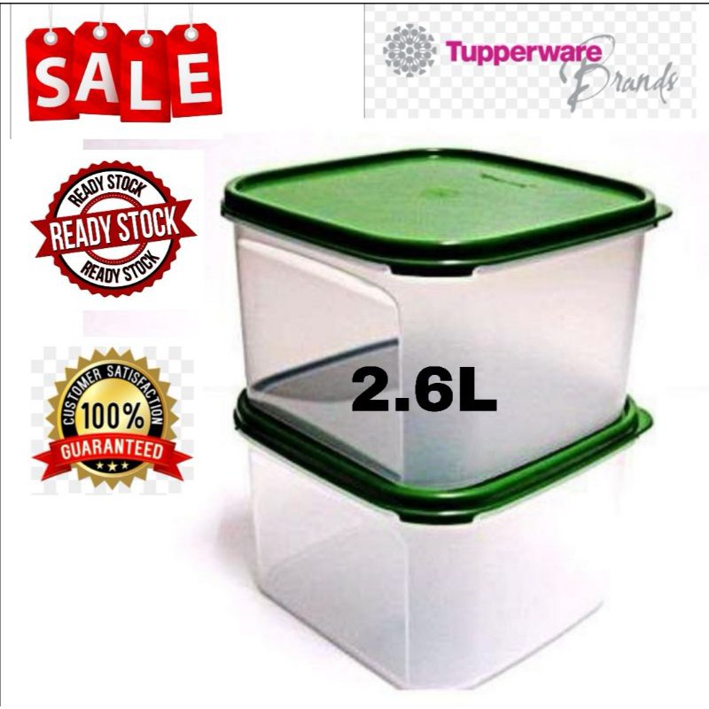 🔥Ready Stok🔥Sale!!! 🔥 [ORI 💯] Tupperware Modular Mates Square II 2.6L ...