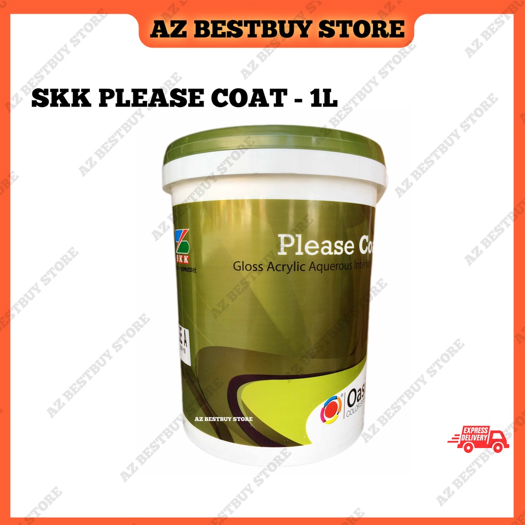 [Custom Color] 1 Liter SKK Paint Please Coat Interior High Gloss Paint ...