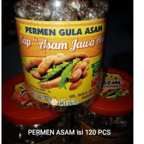 Original JAVA ACID SUGAR CANDY 1 JAR CONTAINS 120 PCS ORIGINAL ASEM ...