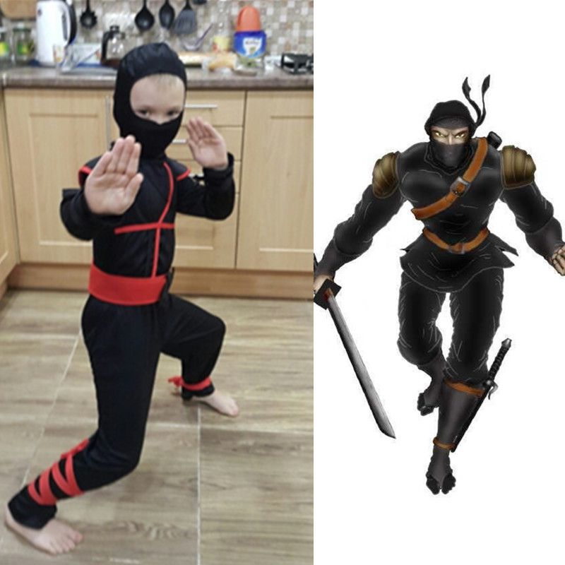 Children Boys Kids Ninja Assassin Japanese Samurai Warrior Fancy ...