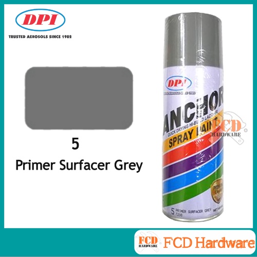 ANCHOR #05 PRIMER SURFACER GREY Spray Paint Undercoat Color | Shopee Malaysia