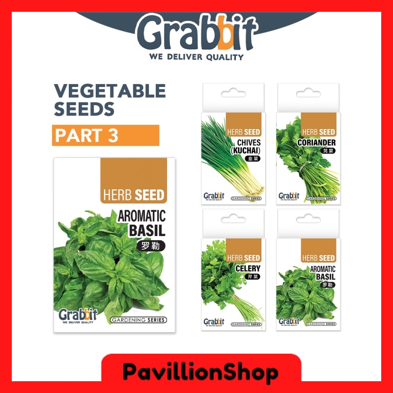 Biji Benih Sayur-Sayuran Kebun Tanaman Herba Vegetable Herb Seed ...