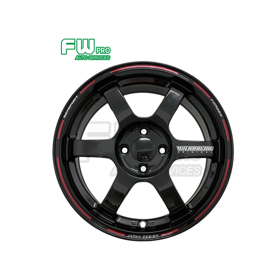 New Sport Rim TE37 16 inch 7jj 4x100 ET38 One Set 4pcs | Shopee Malaysia