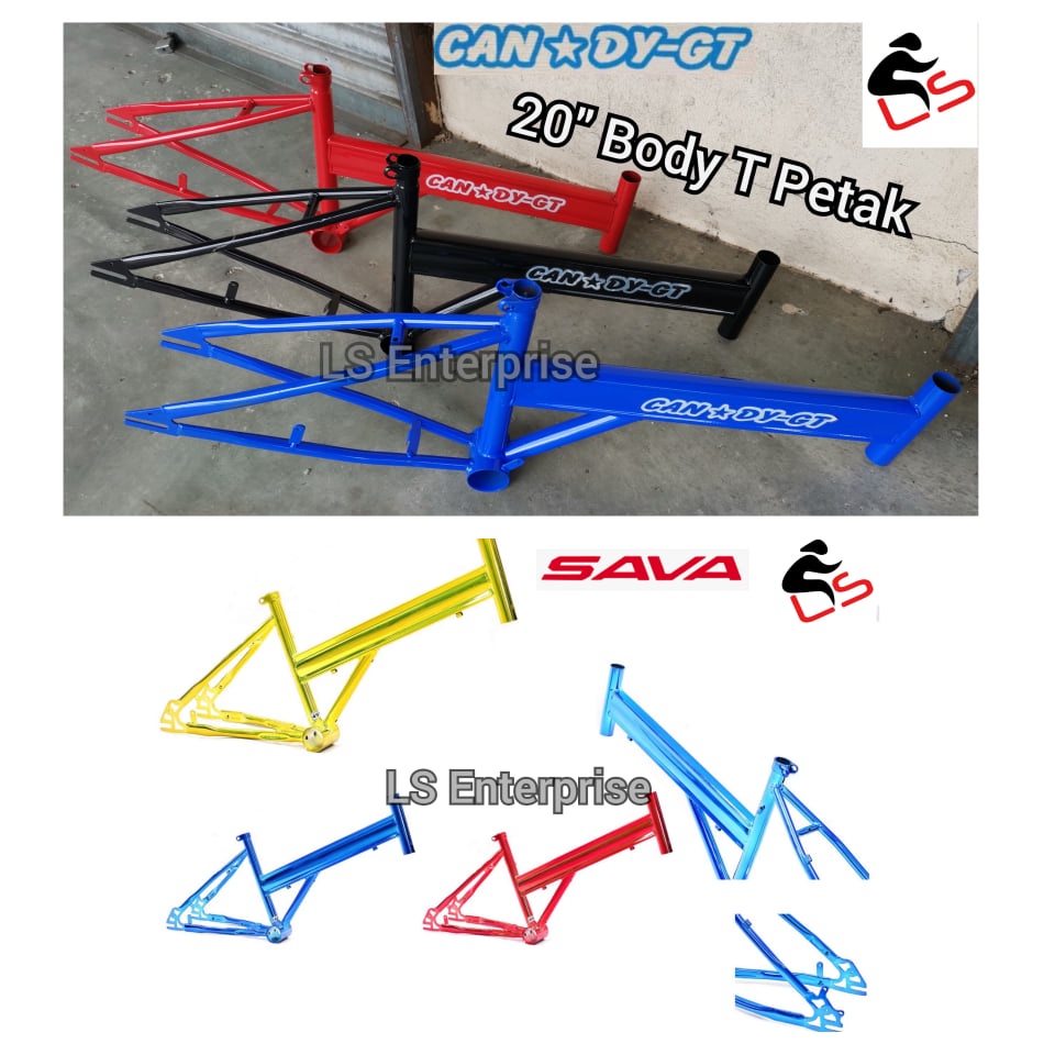 20" Body T Petak Frame BMX Body Candy GT / Sava | Shopee Malaysia