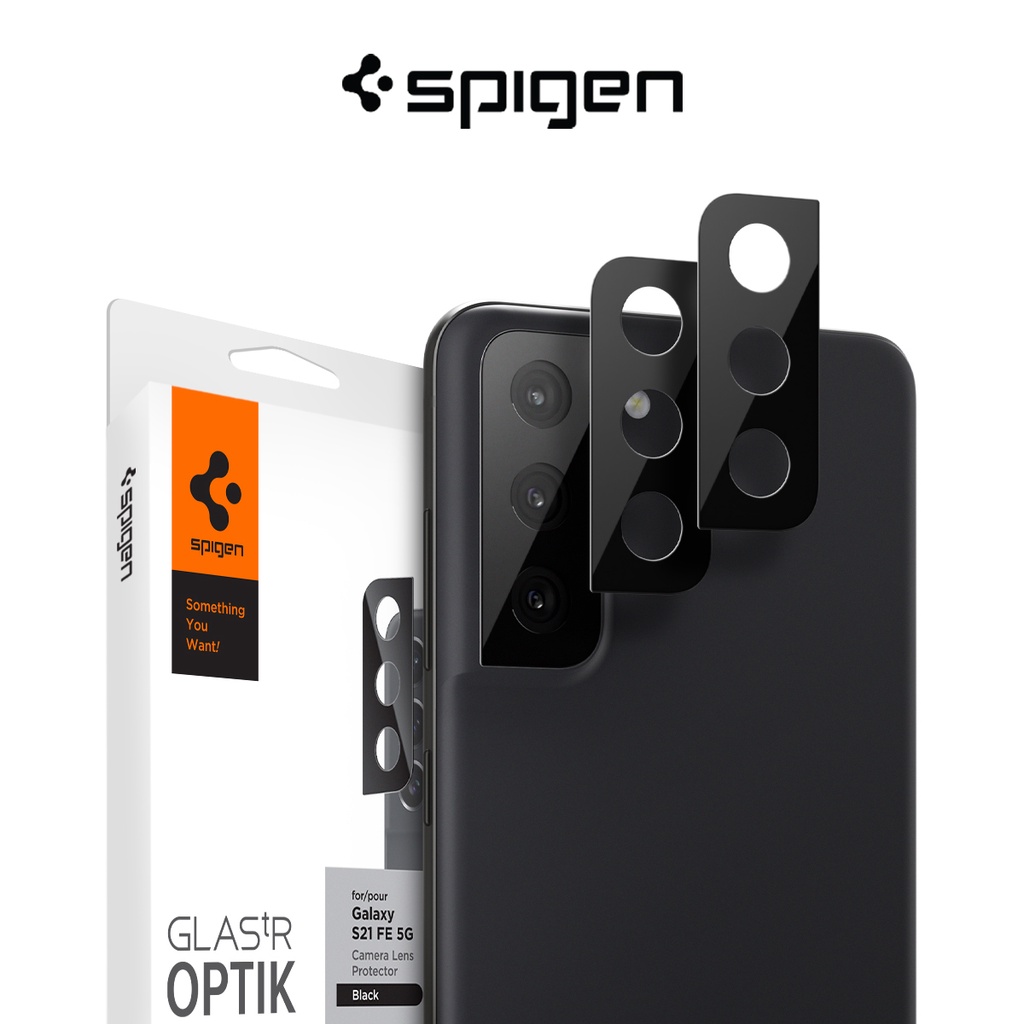 [2 Pack] Spigen Samsung S21 FE Camera Protector Lens Protector Optic ...