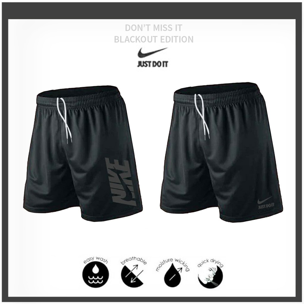 SELUAR PENDEK BLACKOUT EDITION | SELUAR PENDEK SUKAN | SHORTS | SHORT ...
