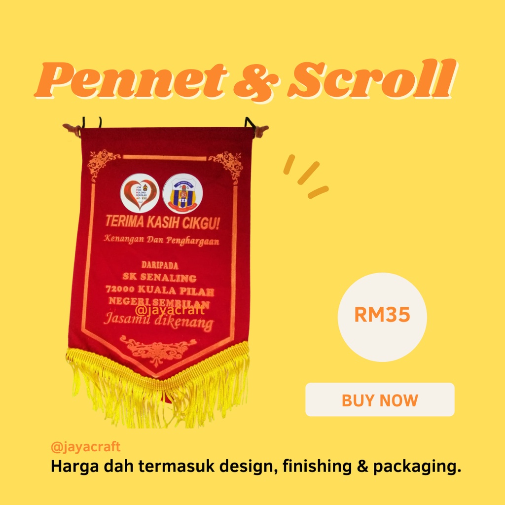 PENNET / PANNET SCROLL PRINTING | Shopee Malaysia