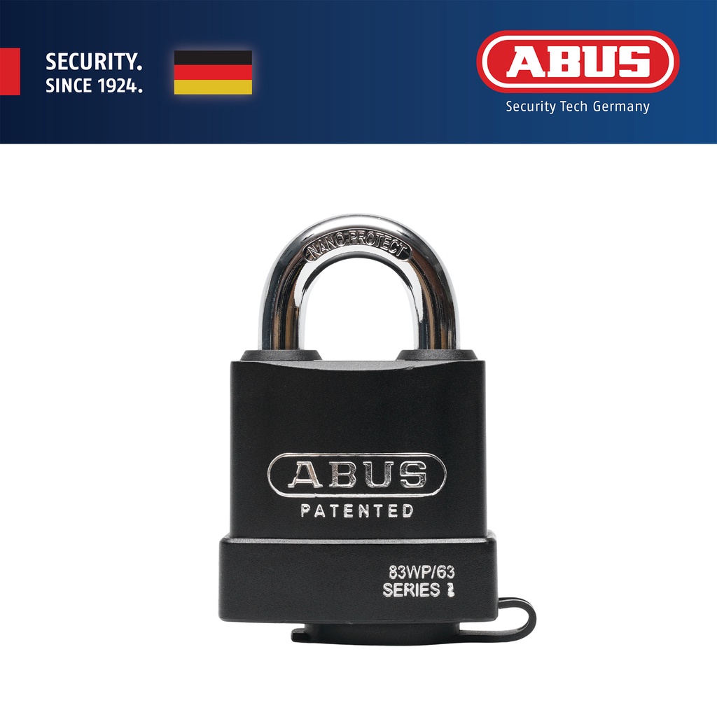 Abus 83WP/63, 83WPCS/53 #37 Hardened Steel Weather Proof Padlock Dust ...