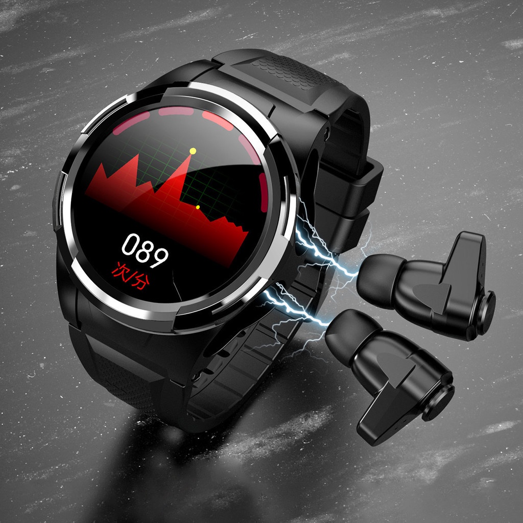 S201 smart watch TWS Bluetooth headset 2-in-1 motion meter step watch ...