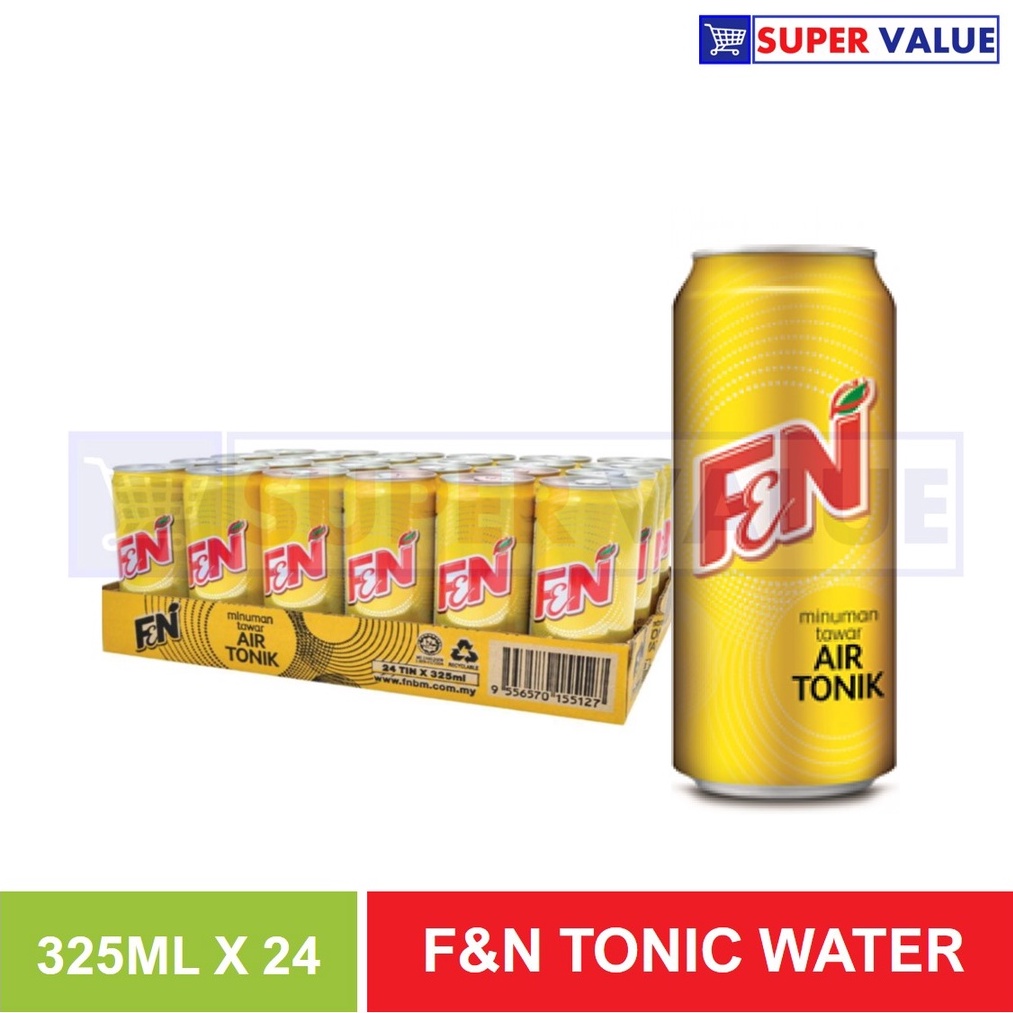 F&N Tonic Water Sparkling Flavoured Drink Zero Sugar Halal Certified ...