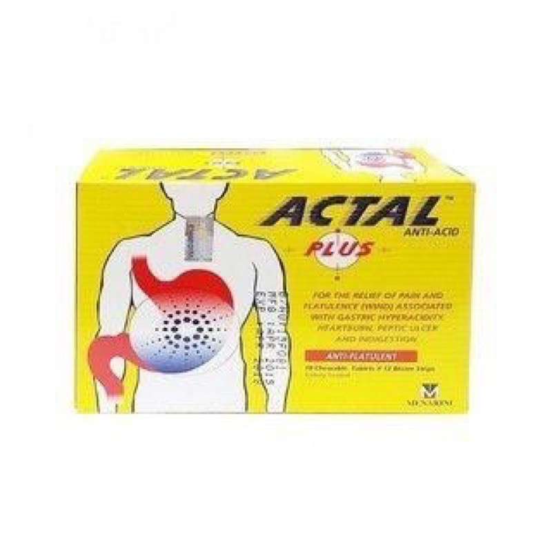 Actal Plus Anti-Asid Tablet / 12x10's | Shopee Malaysia