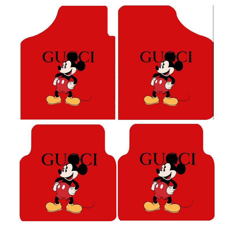 Car Disney Mickey Foot Mat Universal Easy-To-Clean Single Piece Cartoon ...