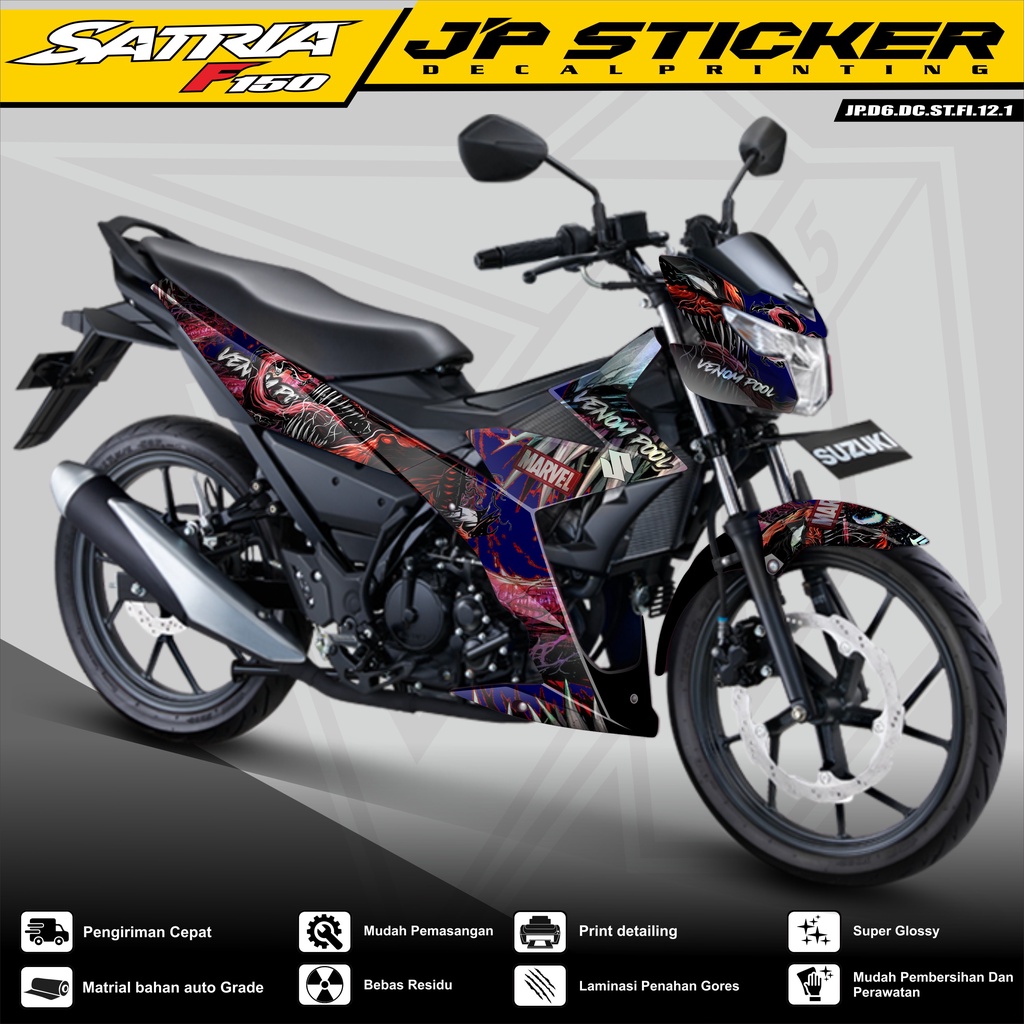 Satria 150 FI Full Body Decal sticker For Satria 150 FI D6 012 | Shopee ...