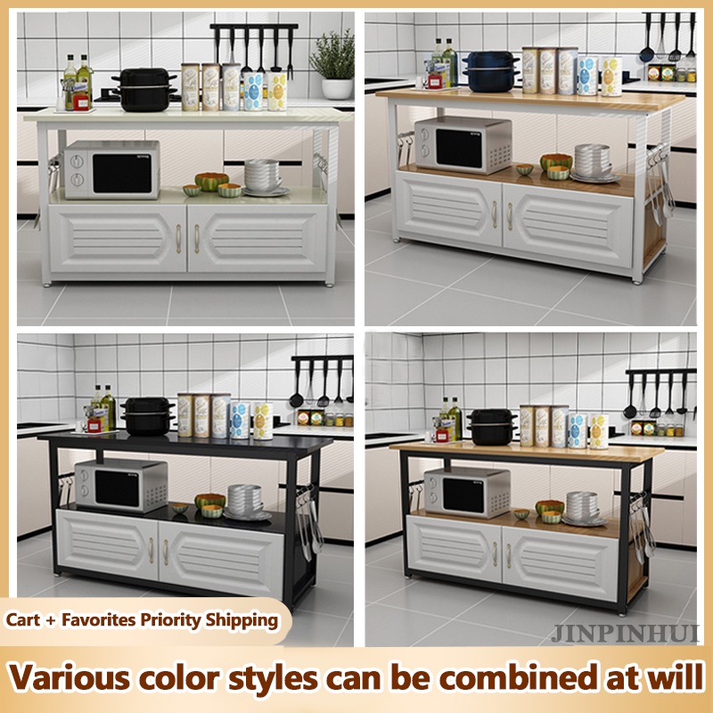 Kitchen shelf floor work station of multilayer microwave oven rack ...
