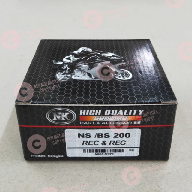 RECTIFIER & REGULATOR - MODENAS/ BAJAJ - PULSAR NS 200 /RS 200 - P/NO ...