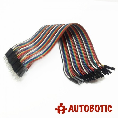 Male to Female Arduino Breadboard Dupont Jumper Wires (40p-20cm ...