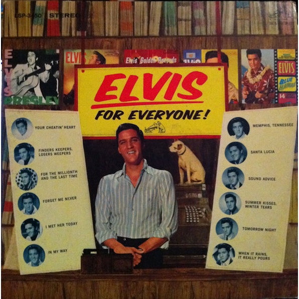Elvis Presley - Elvis For Everyone! (LP, Album) | Shopee Malaysia