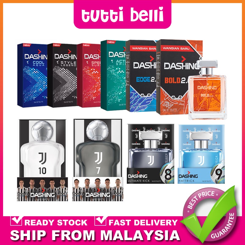 Dashing EDT For Men / Perfume / Minyak Wangi Edge Bold 2.0 Juventus ...