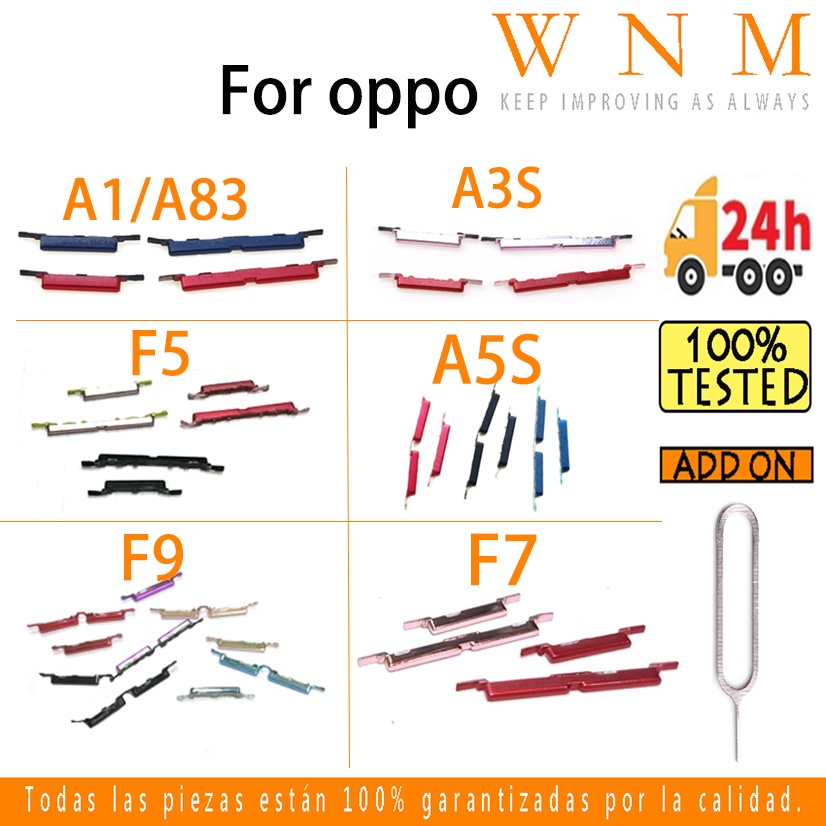 Power button For oppo A1 A83 A3S A5S F5 F7 F9 Power & Volume Side ...