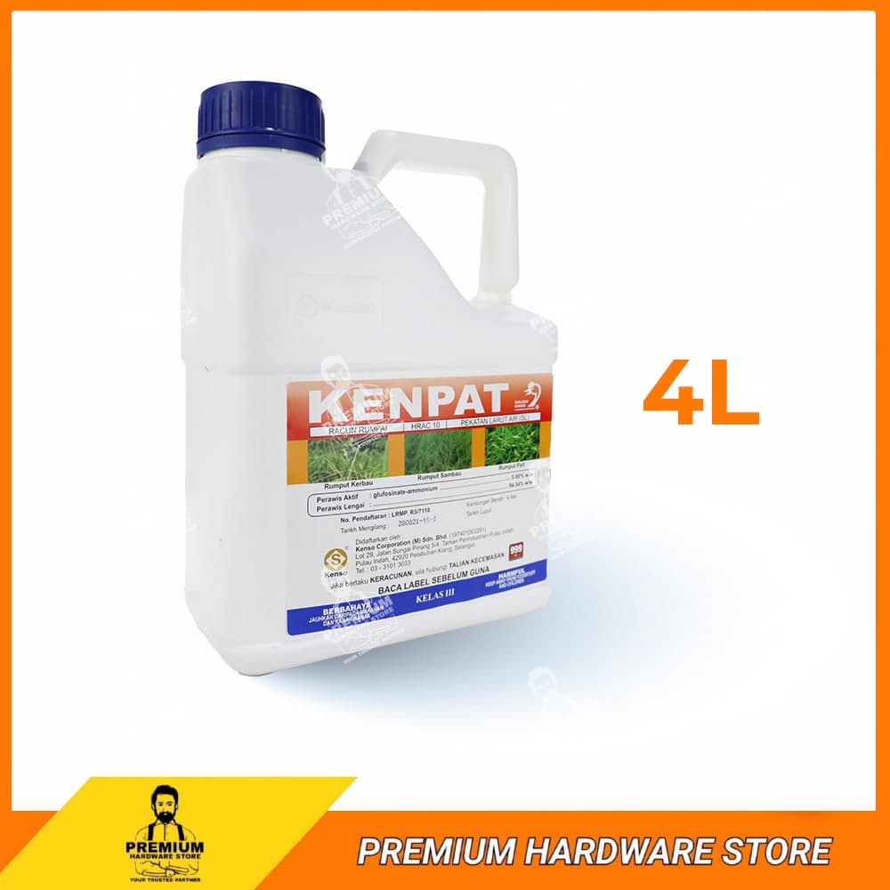 KENSO Kenpat 4 Liter Glufosinate-Ammonium 5.66% (Same As Buick 5.66 ...