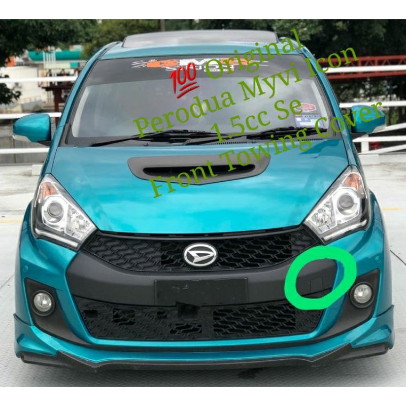 💯 Original Perodua Myvi Icon 1.5cc Se Front Towing Cover | Shopee Malaysia