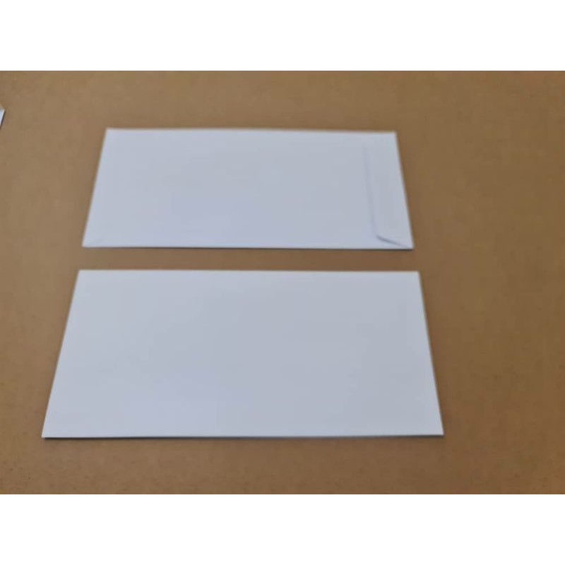 Envelope White 100gsm 4.5"x9.5" (114mmX241mm) Peal&Seal (25pcs/50pcs ...